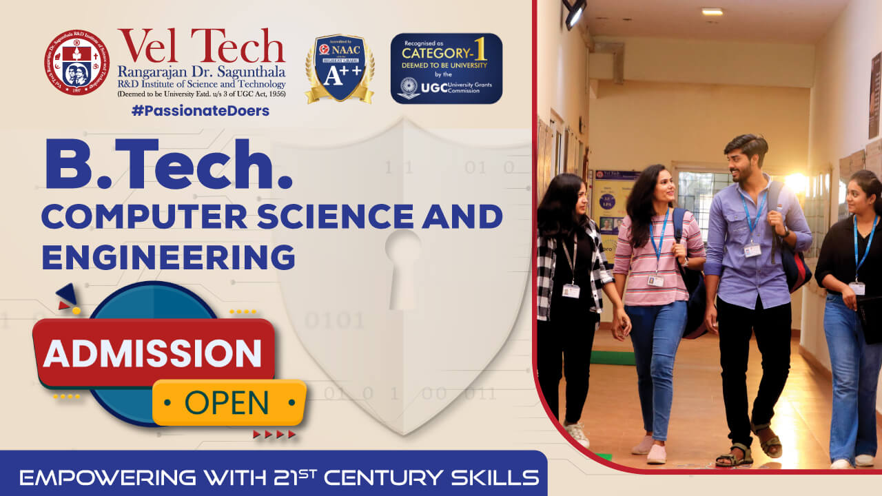 Top Leading University in India | Vel Tech University Admissions Open 2025